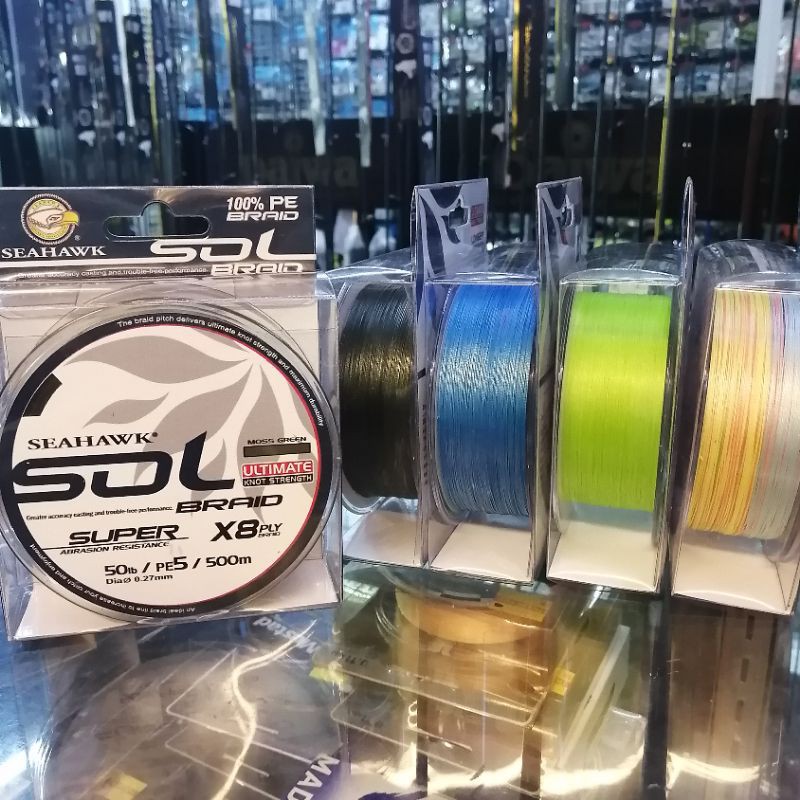 Seahawk SOL x8 Ply Braid Line 500m* | Shopee Malaysia