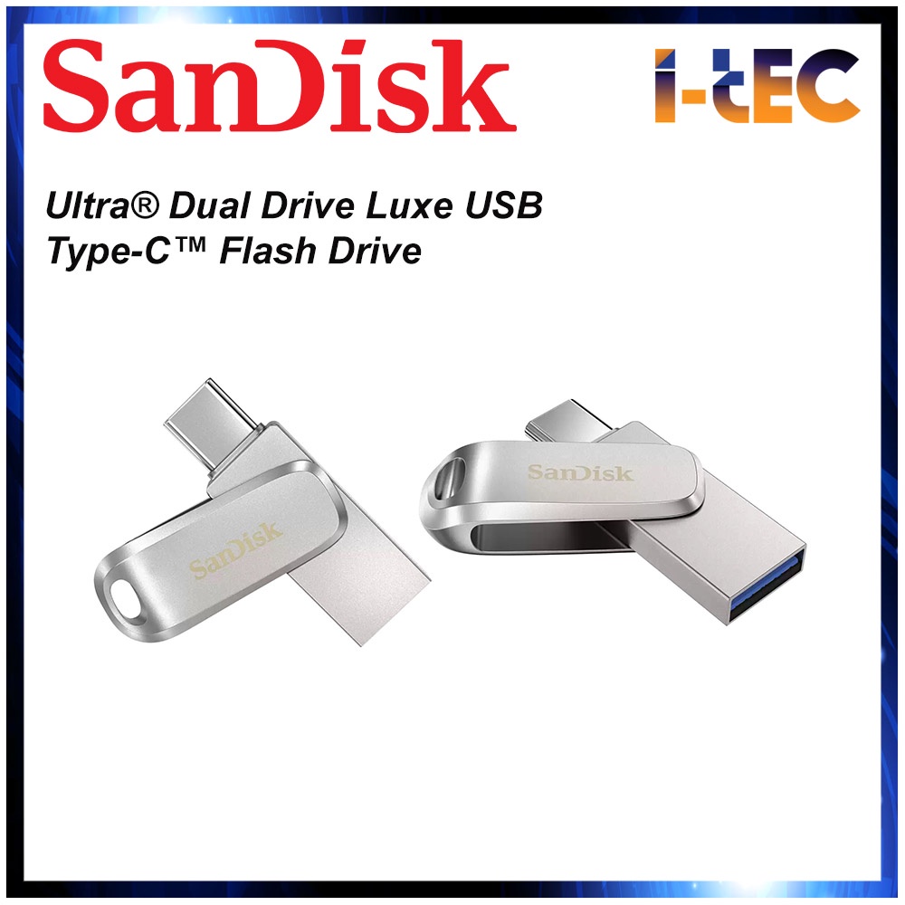 SanDisk Ultra® Dual Drive Luxe USB Type-C™ Flash Drive | Shopee Malaysia