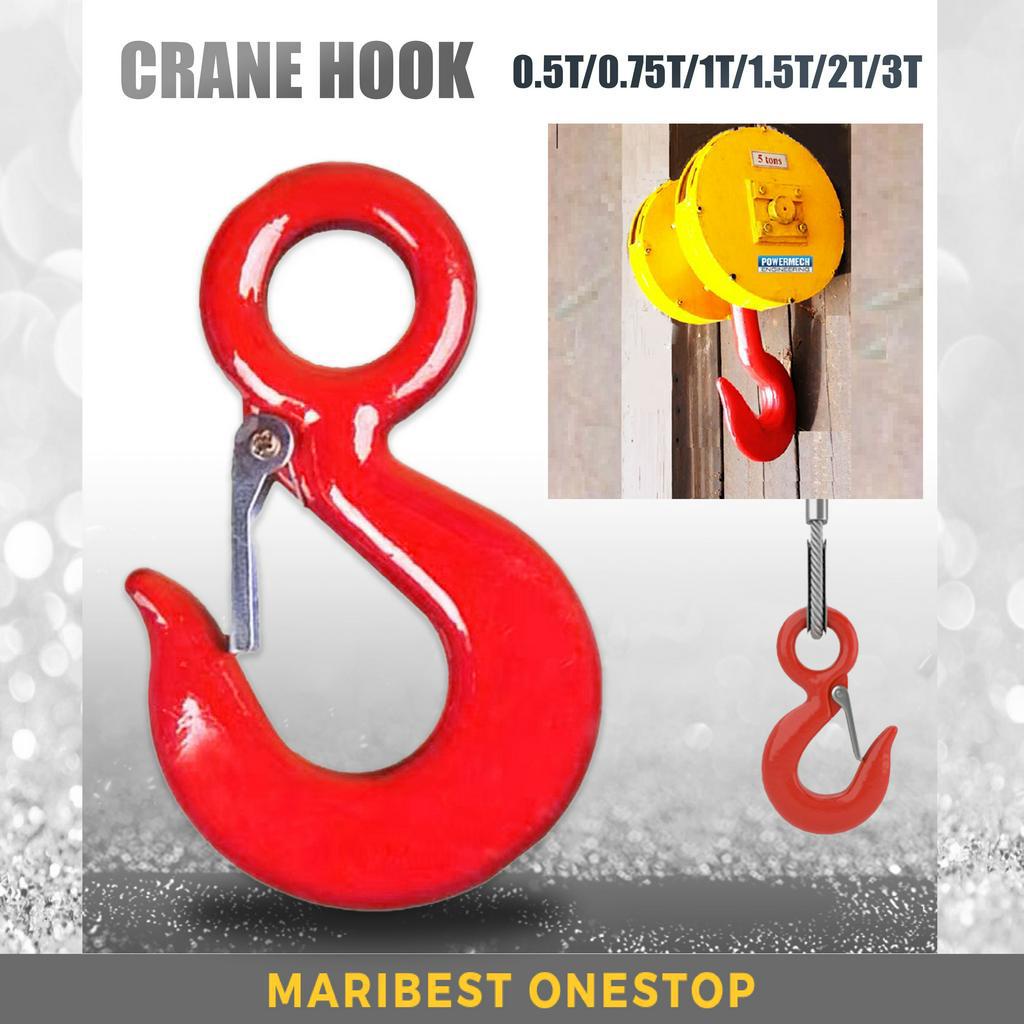 0.5T/0.75T/1T/1.5T/2T/3T Crane Hoisting Steel Hook Lift Big Eye Hook ...