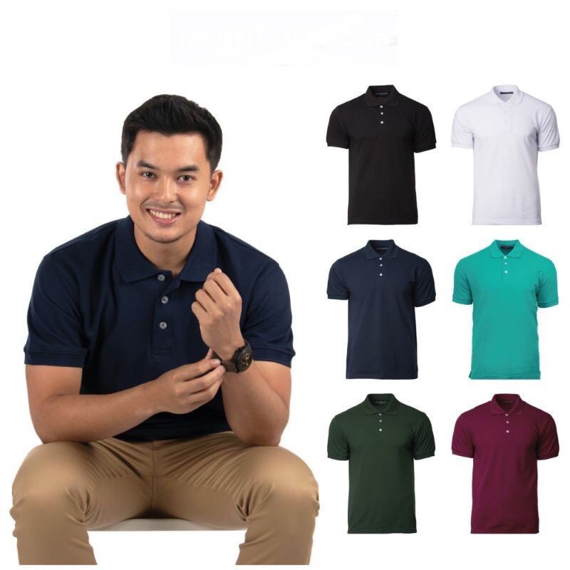 🇲🇾Polo Collar Kosong TShirt Plain Blank Tee Unisex | HC0100 Oren Sport ...