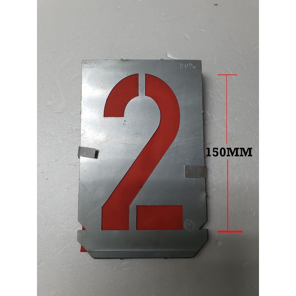'' HUNTER'' GERMANY NUMBER STENCILS JERMAN STENSIL NOMBOR ( 0-9 ) MADE ...