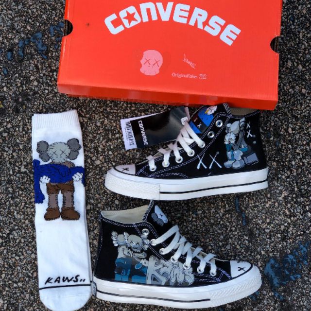 CONVERSE X KAWS HIGH CUT PREMIUM | Shopee Malaysia