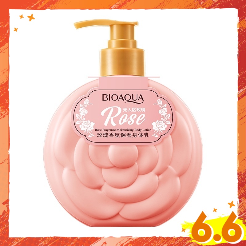 Bioaqua Rose Fragrance Moisturizing Body Lotion Refreshing Non Sticky