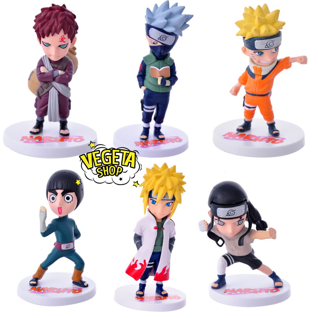 Naruto Model - 12 optional models: Kakashi Minato Gaara Rock Lee Neji ...