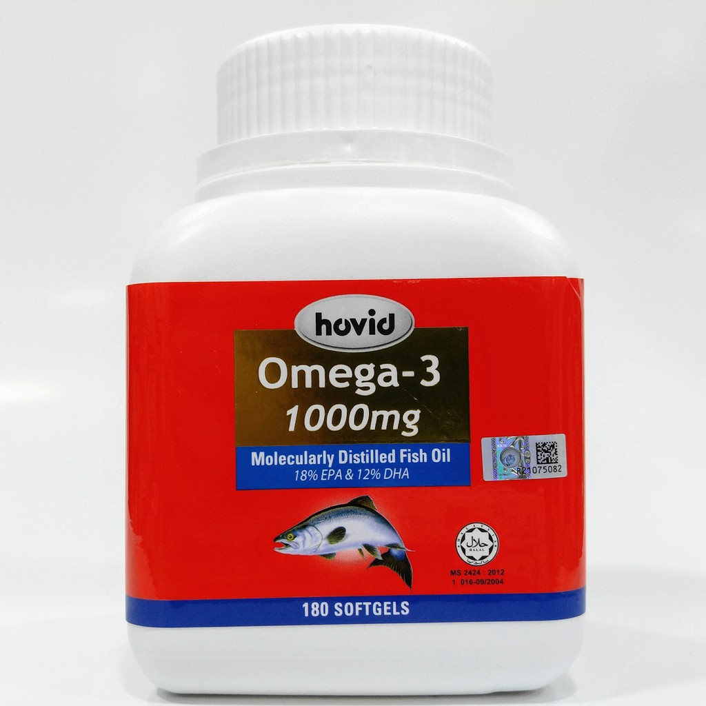 Hovid Omega-3 1000mg 180'S -Exp07/22- | Shopee Malaysia