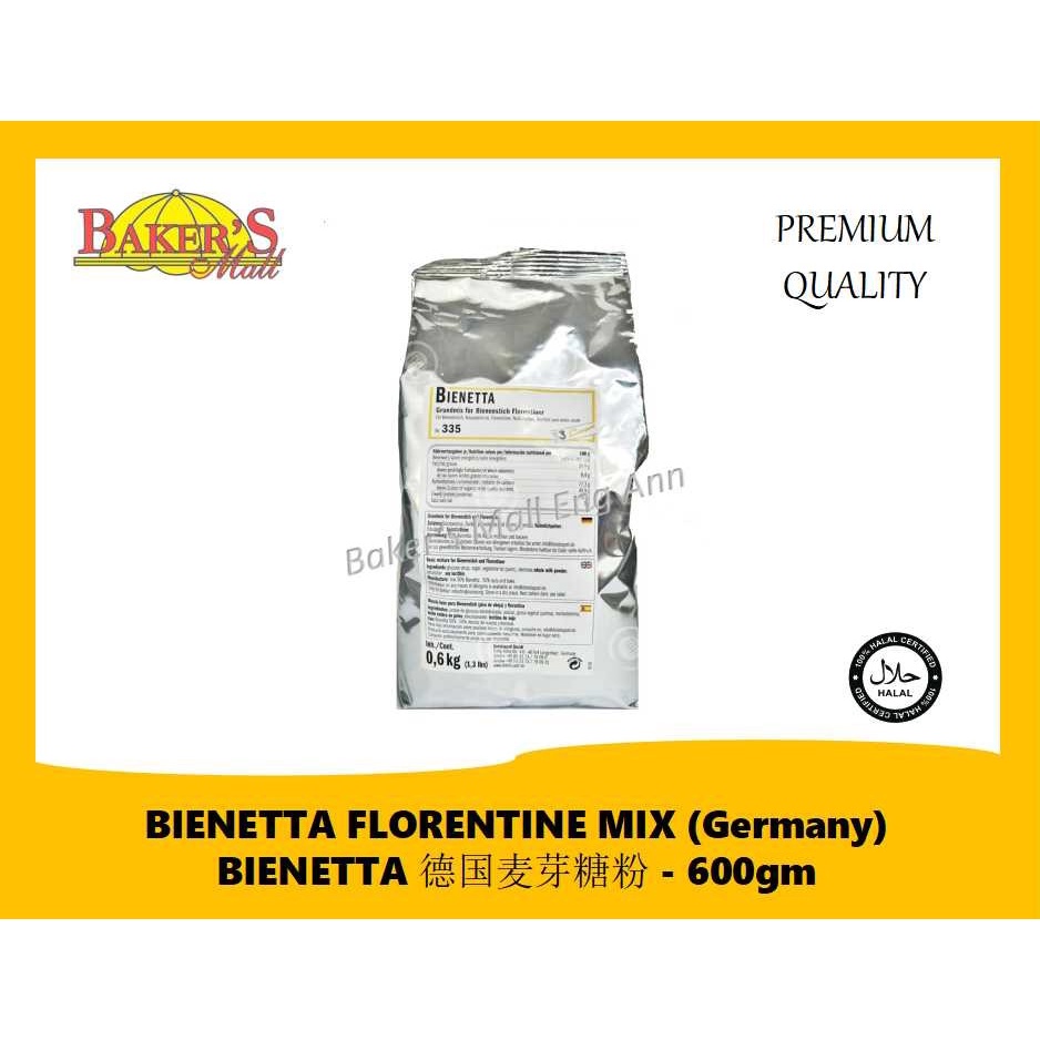 Dreidoppel's Bienetta Florentine Almond Crisp Mix 杏仁脆饼麦芽糖粉 600gm ...