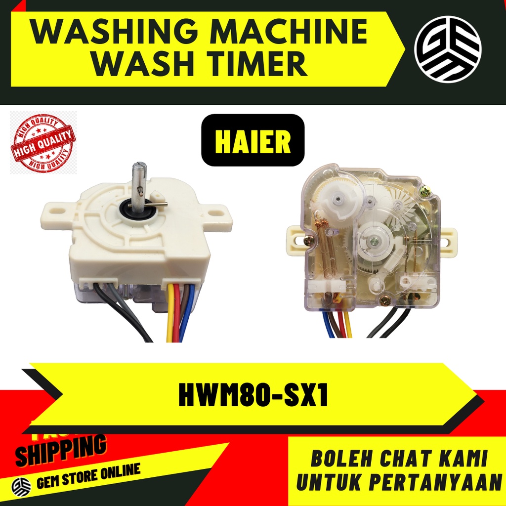 HAIER WASHING MACHINE SEMI AUTO WASH TIMER 6 CABLE / TIMER MESIN BASUH HWM80-SX1 | Shopee Malaysia