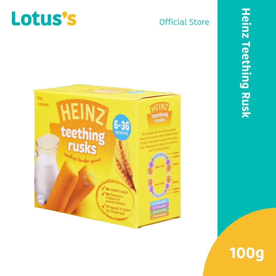 Heinz Teething Rusk 100G | Shopee Malaysia