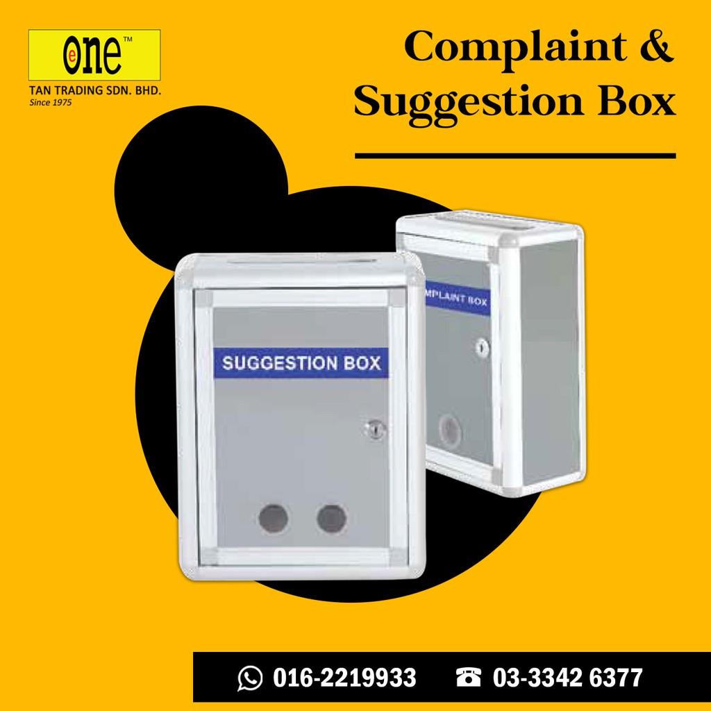 Complaint Box Suggestion Box - Kotak Suggest Office | Shopee Malaysia