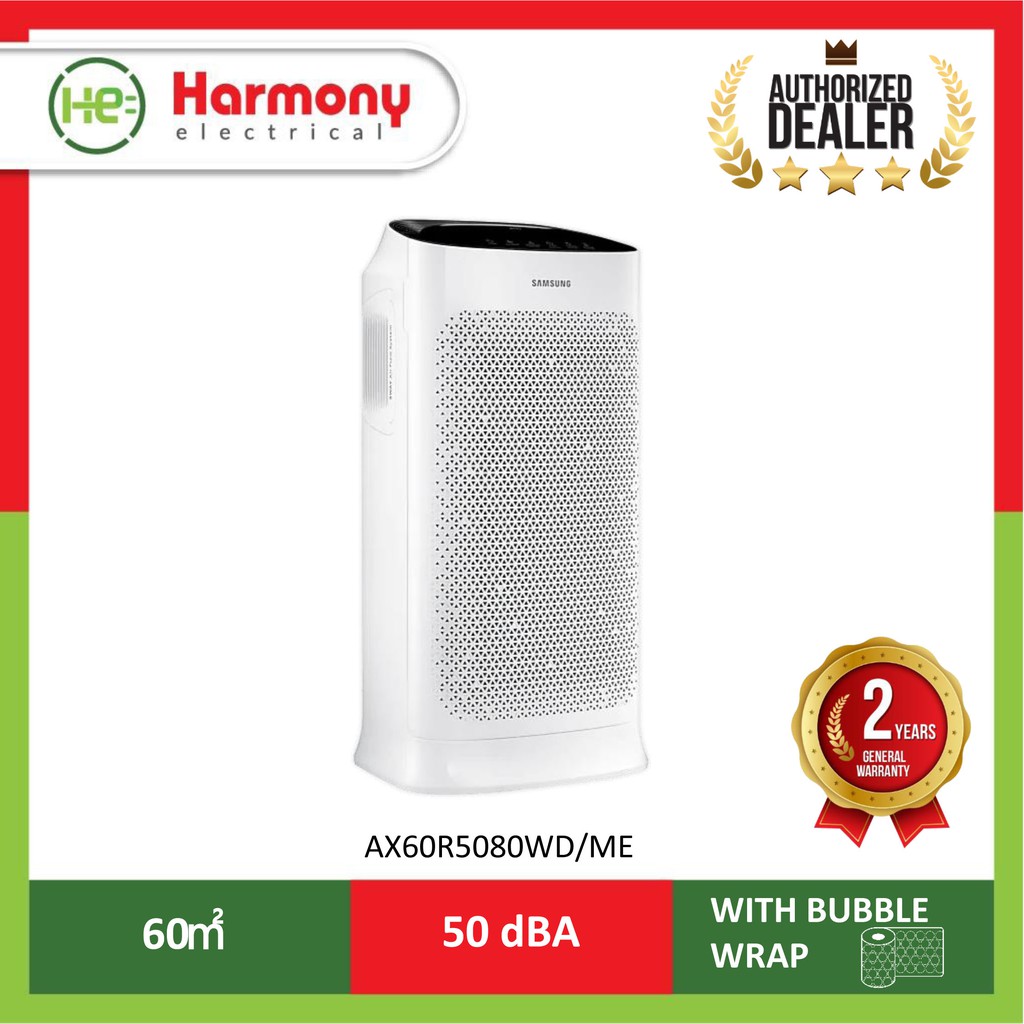 SAMSUNG 60㎡ Smart Air Purifier AX60R5080WD/ME ( Penapis Udara) | Shopee ...