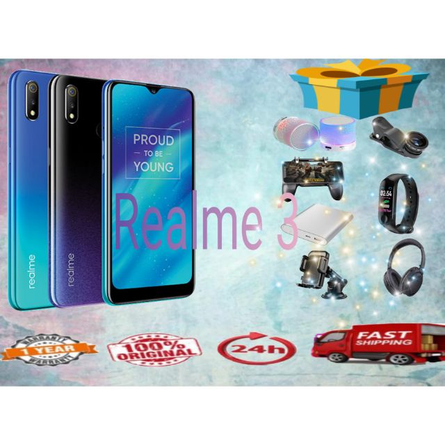Realme 3(4GB+64GB) Included free gift!!! | Shopee Malaysia