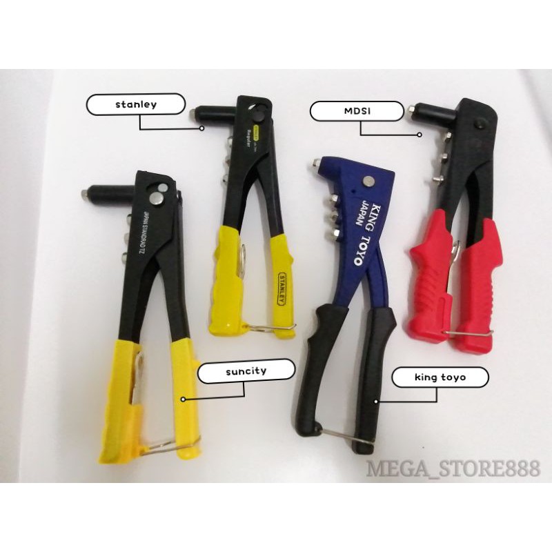 MEGA HAND RIVETER POP RIVETER /OEM STANLEY/KING TOYO/SUNCITY/MDSI READY ...