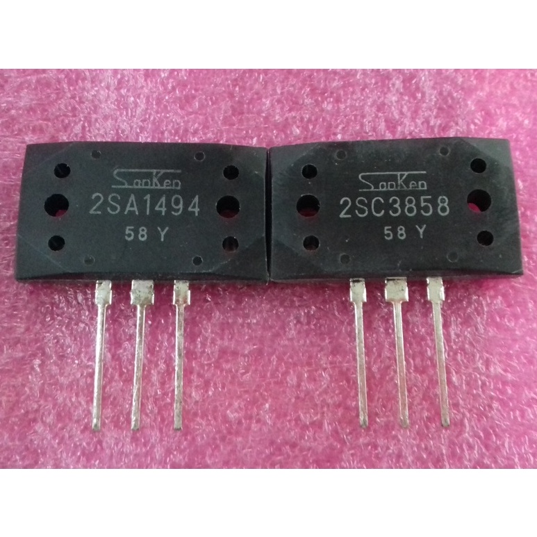 2SA1494 A1494 2SC3858 C3858 Sanken Transistor 2SA1494 2SC3858 MT-200 ...