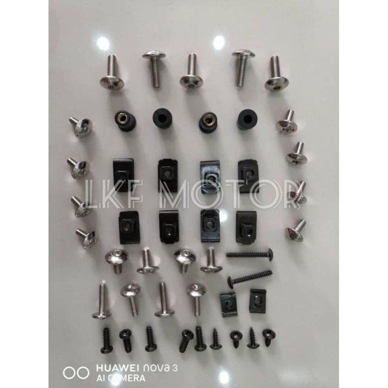 TZM COVER SCREW FULL SET, BUY 5 SET FOC 1 SET, 10 SET FREE 2 SET YAMAHA ...