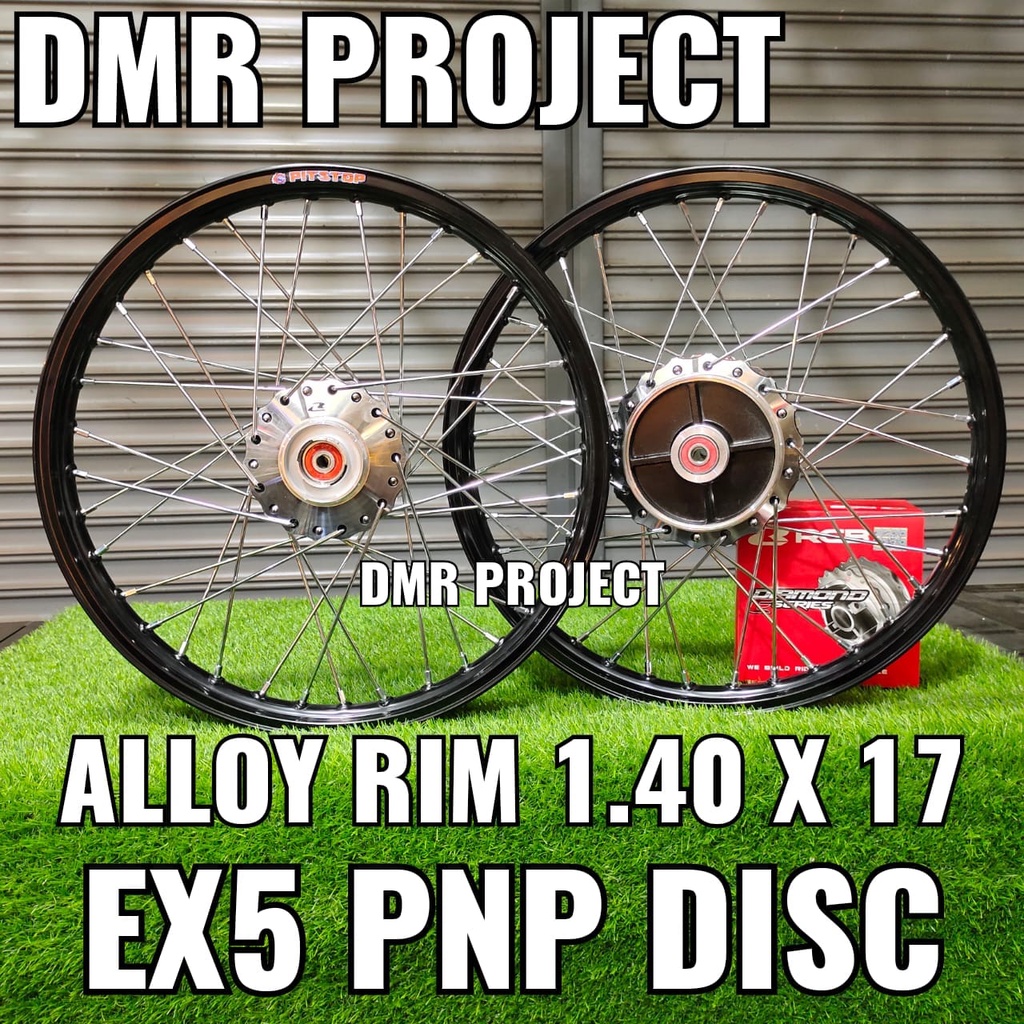 ( EX5 PNP DISC DEPAN YAMAHA ) ALLOY RIM 1.40 X 17 (COMPLATE SET) FALCON ...