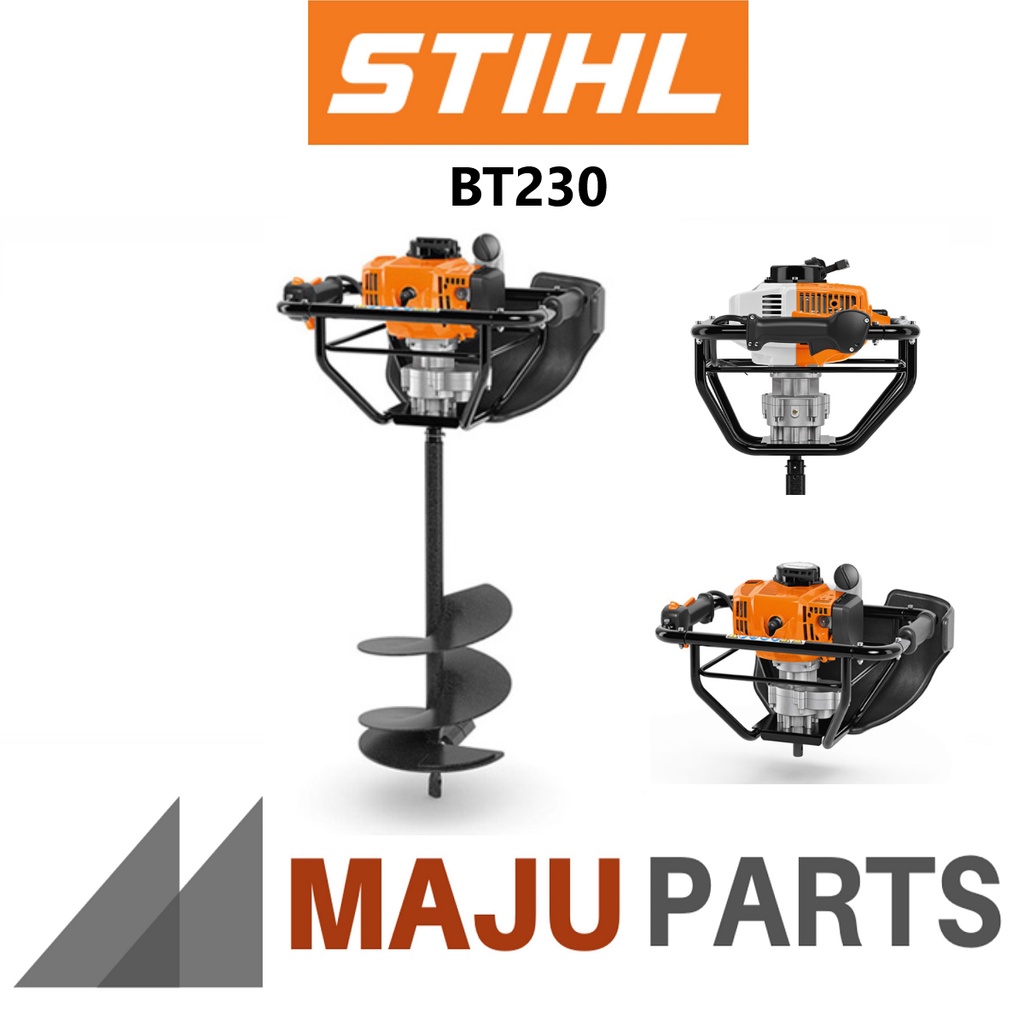 100% ORIGINAL STIHL BT230 EARTH AUGER (40.2CC) (AUGER ONLY) / MESIN ...