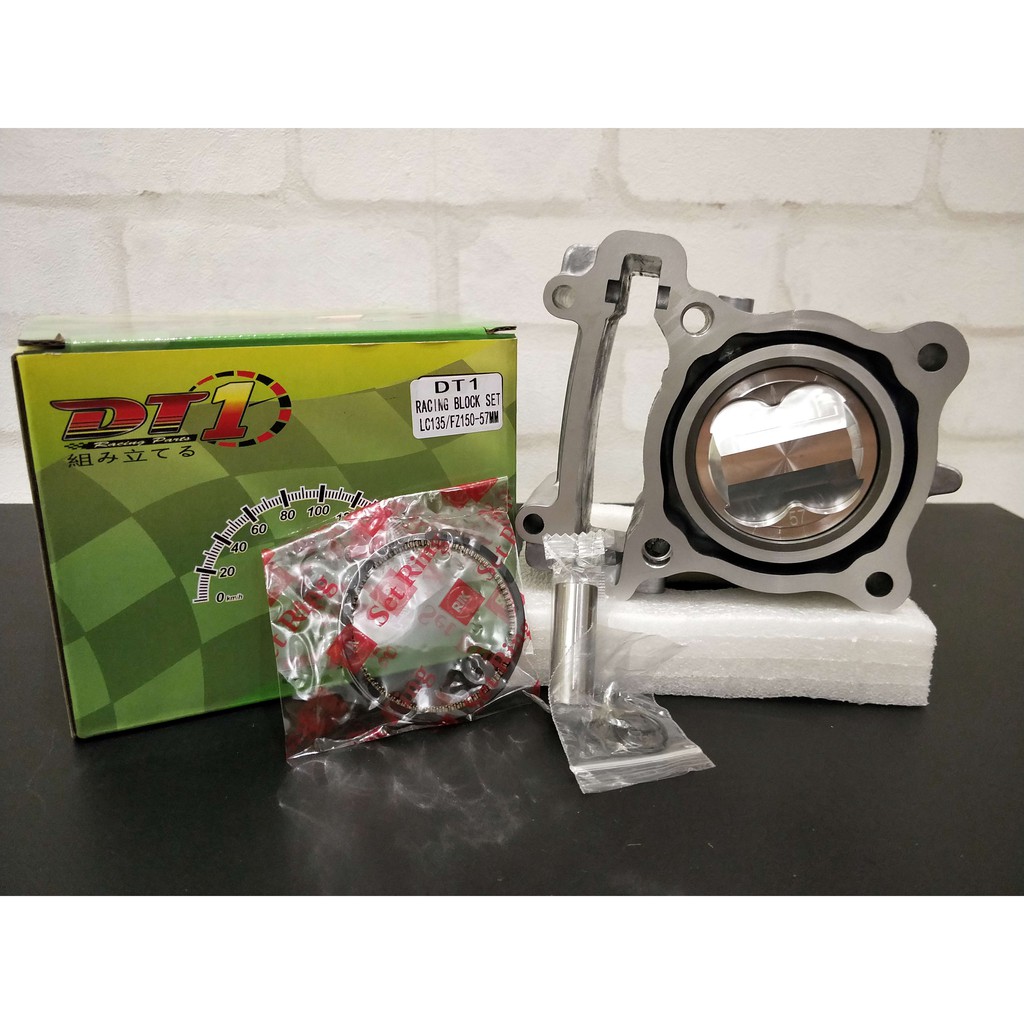 LC135/FZ150 BLOCK racing 57MM RACING BLOCK SET DT1 RACING YAMAHA FZ150 ...