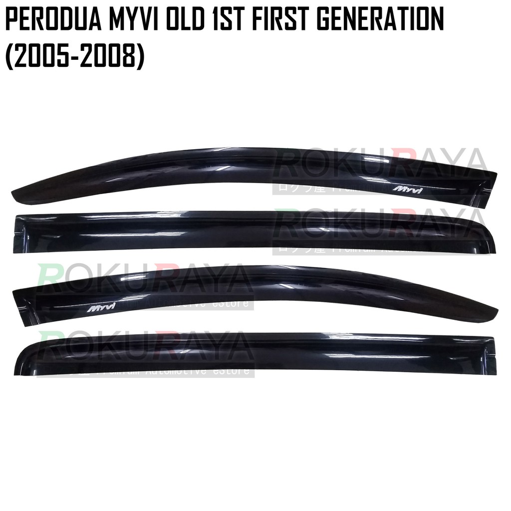 Perodua Myvi Old 1st Gen (2005 - 2008) Small (8cm Width) Window Door ...