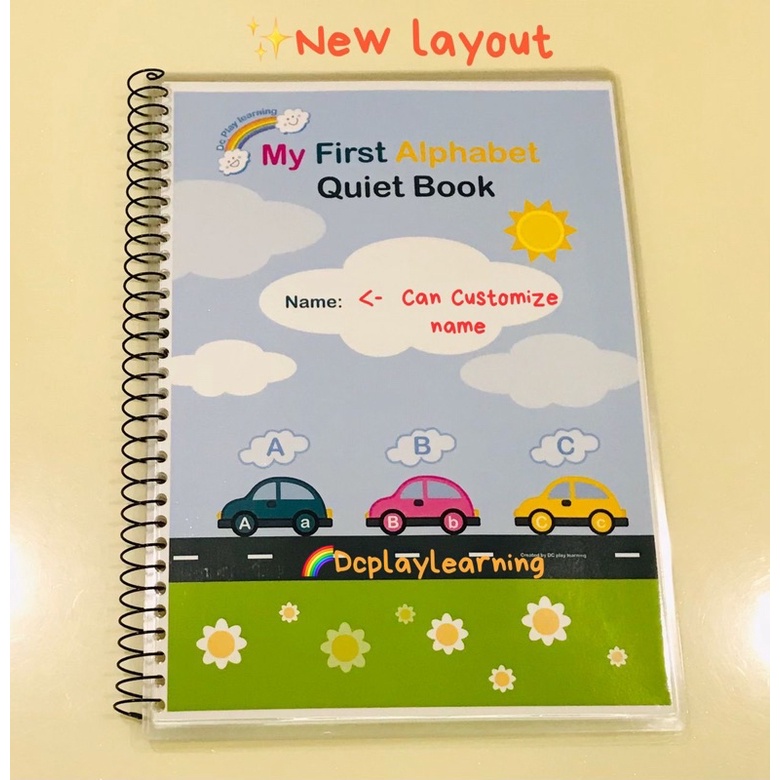 My First Alphabet Quiet Book/ Kid Learning Alphabet / Montessori Busy ...