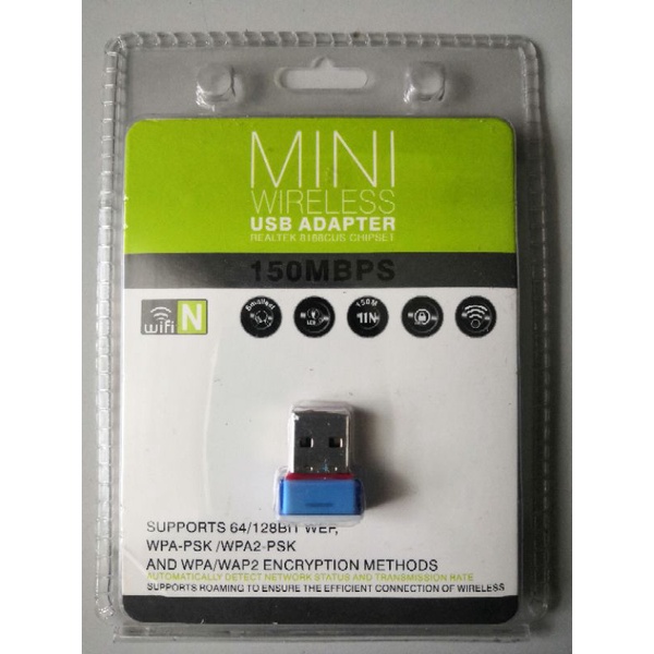 Mini Wireless USB Adapter 150Mbps | Shopee Malaysia