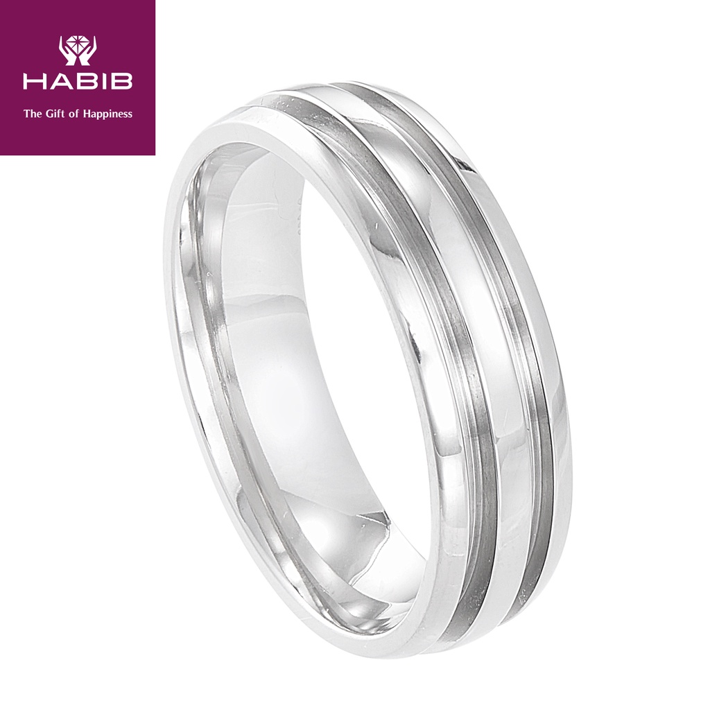 HABIB Titans Kingston Men's Ring in Titanium | Shopee Malaysia