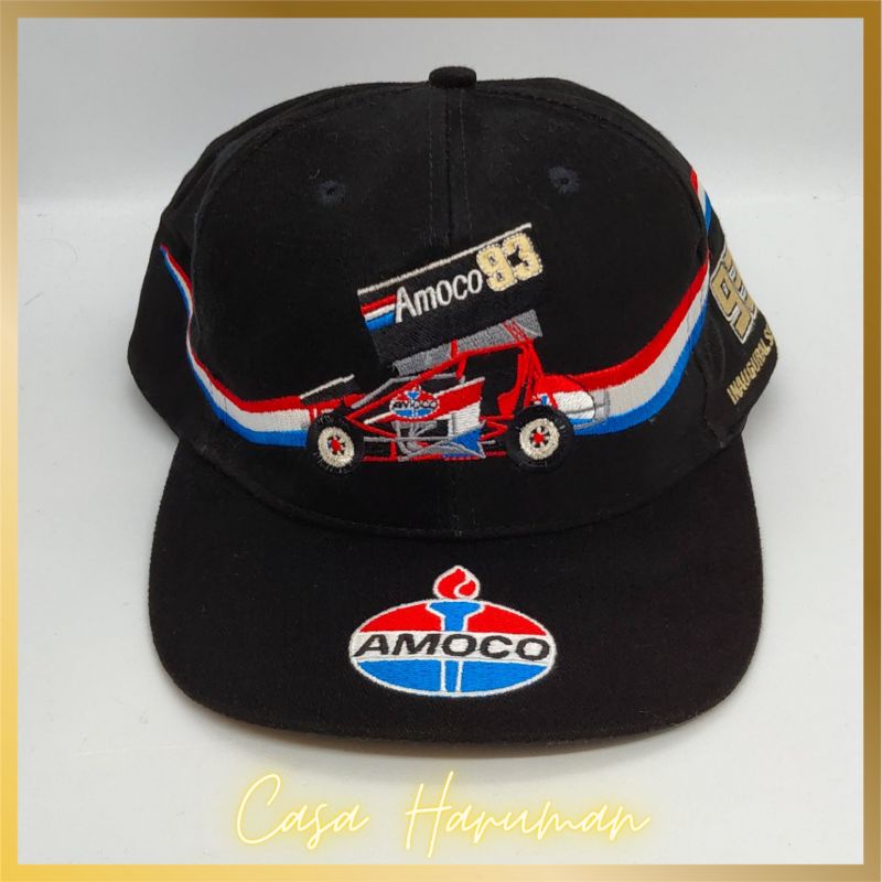 [Bundle] Vintage Dave Blaney #93 Amoco Sprint Race Car Black Cap ...