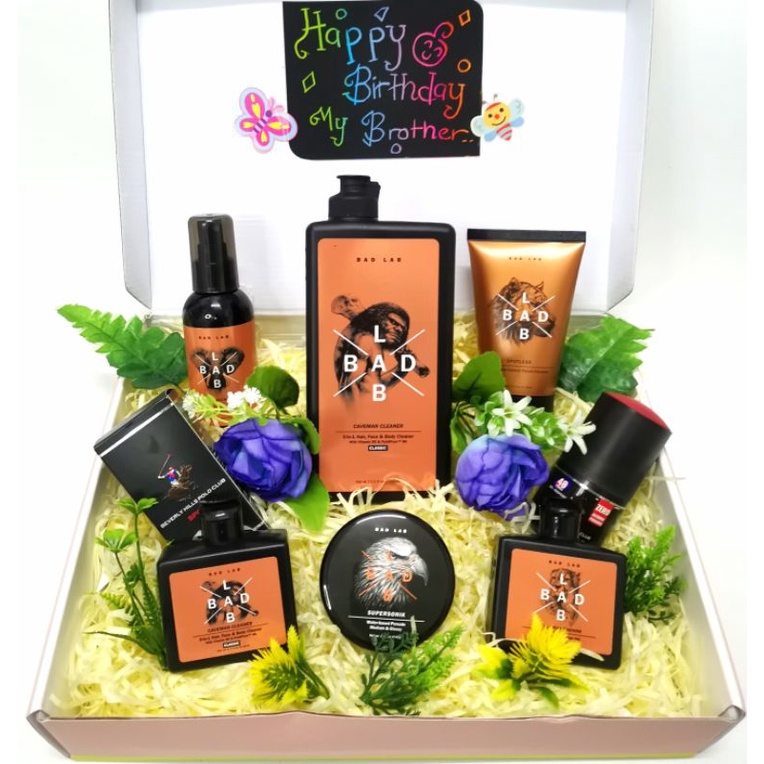 Original Bad Lab 7 in 1 set hantaran atau surprise gift box | Shopee ...