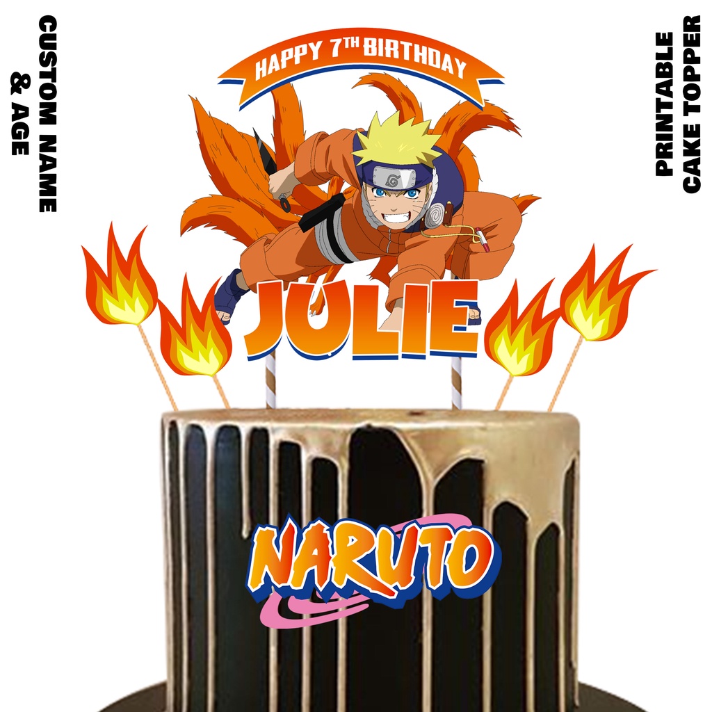 NARUTO CAKE TOPPER BIRTHDAY | Shopee Malaysia