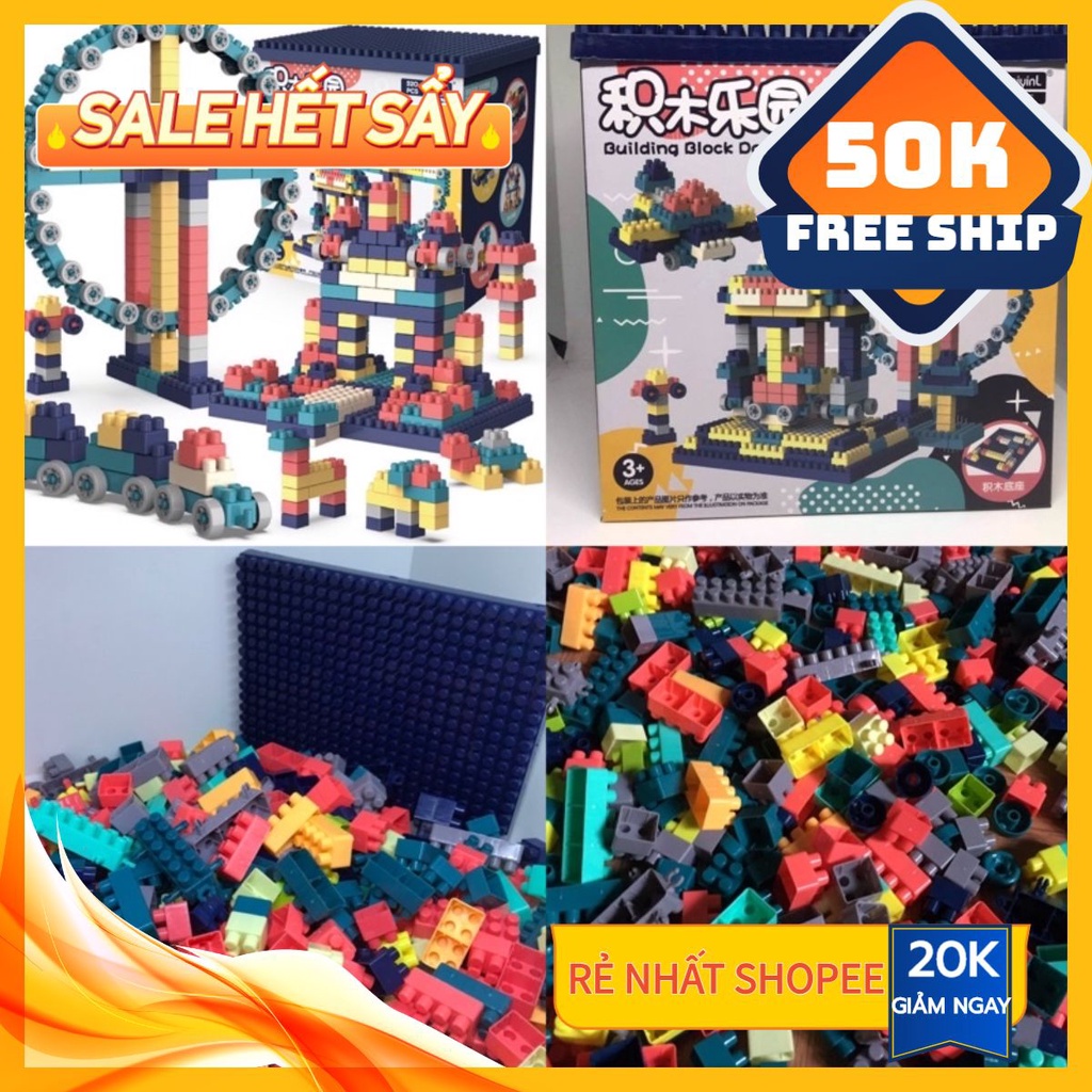 Lego BUILDING BLOCK PARK 520 Details / Premium Smart Puzzle | Shopee ...