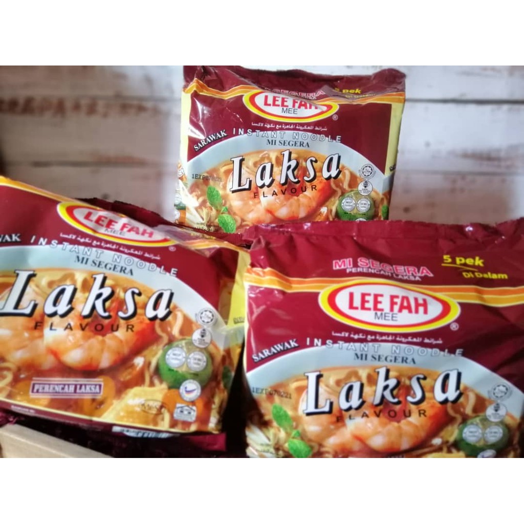 Mee Segera Lee Fah Perisa Laksa & Laksa Putih (pack of 2) | Shopee Malaysia