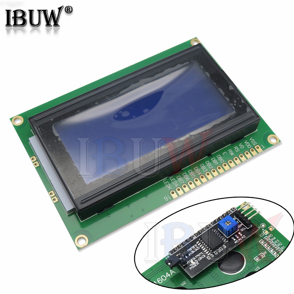 LCD1602 LCD1604 LCD2004 LCD module Blue screen IIC/I2C 1602 1604 2004 For Arduino LCD UNO r3 ...