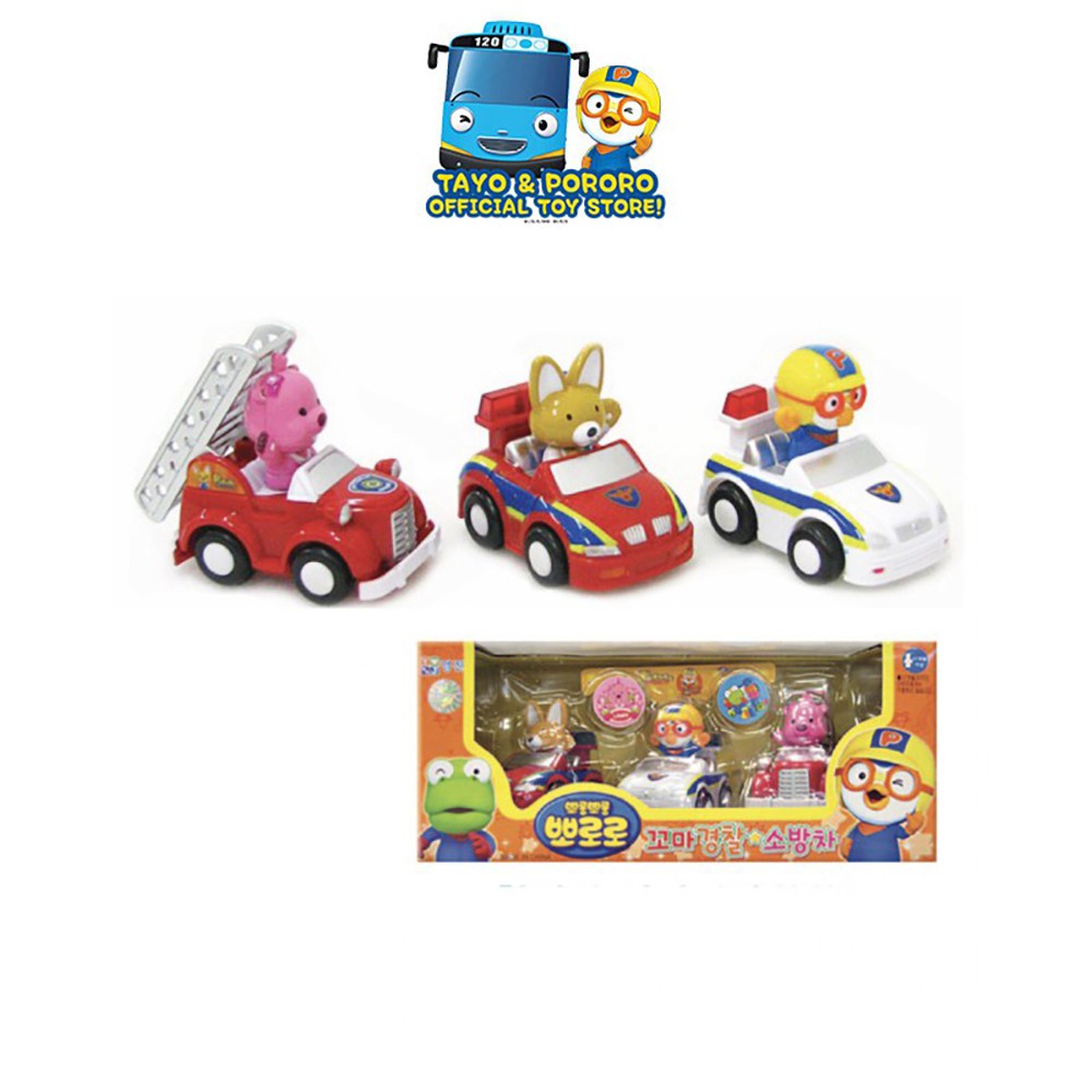 Pororo Mini Toy Car Set 2 - Kids Children Boys Girls Vehicle Cars Toys ...