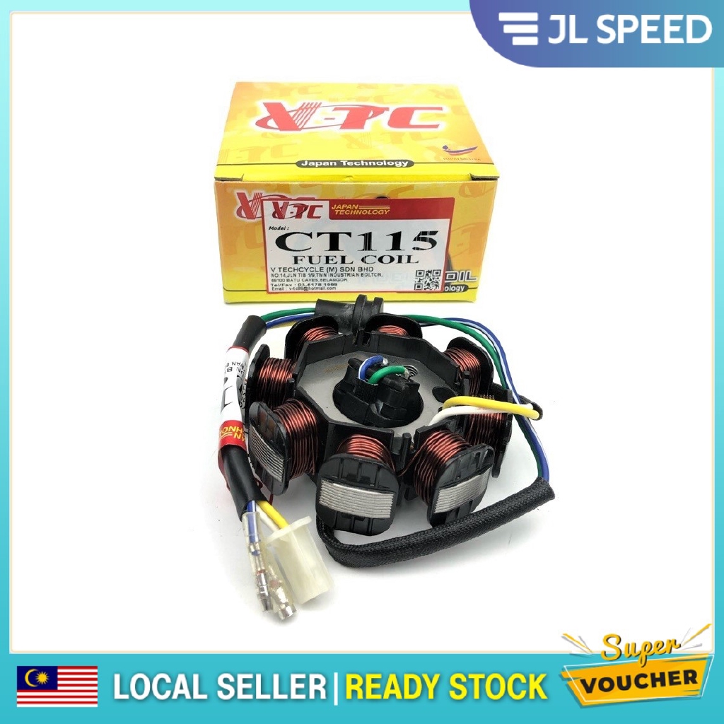 MODENAS CT115 CT 115 CT115 S MAGNET COIL FUEL COIL VTC | Shopee Malaysia