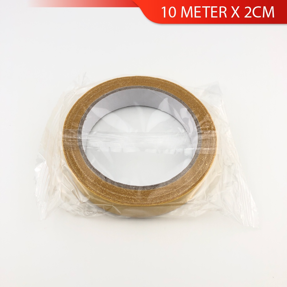 Double Sided Transparent Cloth Tape High Density Strong Adhesive 5M 10M ...