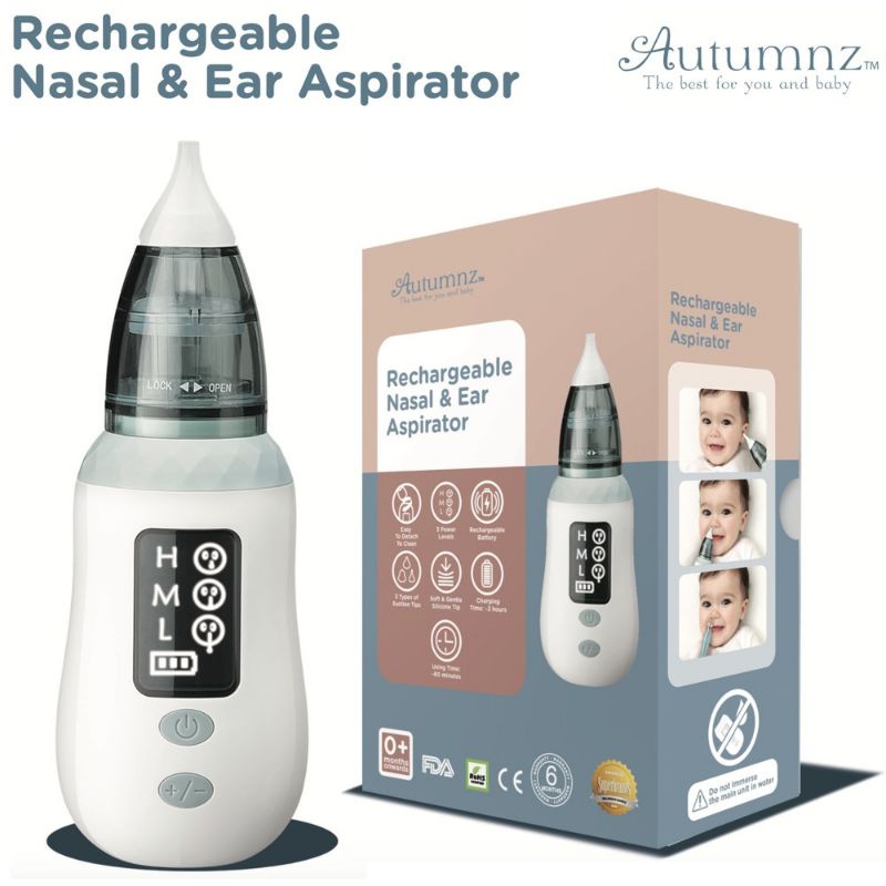 Autumnz Rechargeable Baby Nasal And Ear Aspirator Autumnz Baby Health ...