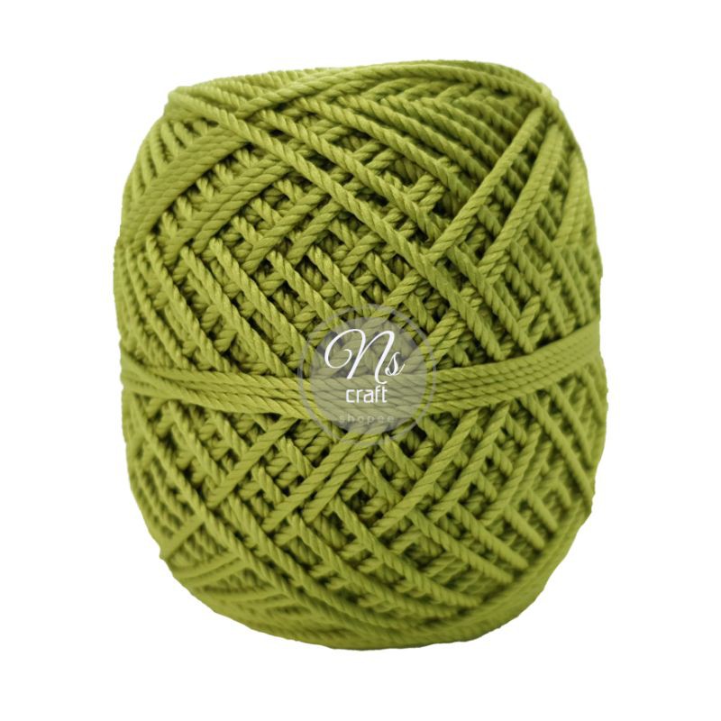 Benang Poly Indo polyester crochet knitting yarn Poly kilap D27 ...