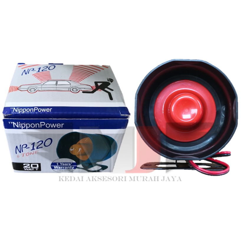 Original NP-120 Super Loud 6 Tone Electronic Loud Siren for Car Alarm ...