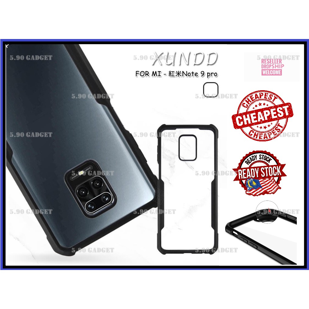 Redmi Note 10S Note 10 Pro Note 9 Note 9S Note 9 Pro Note 8 Note 7 K20 Transparent Shock Proof ...