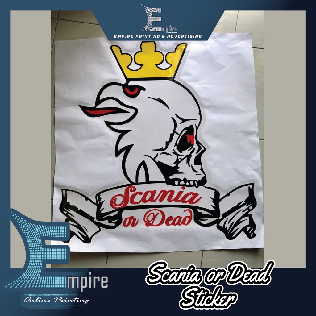 💥 NEW 💥 Scania Or Dead Sticker | Lori Truck | Sticker + FREE GIFT 🎁 ...