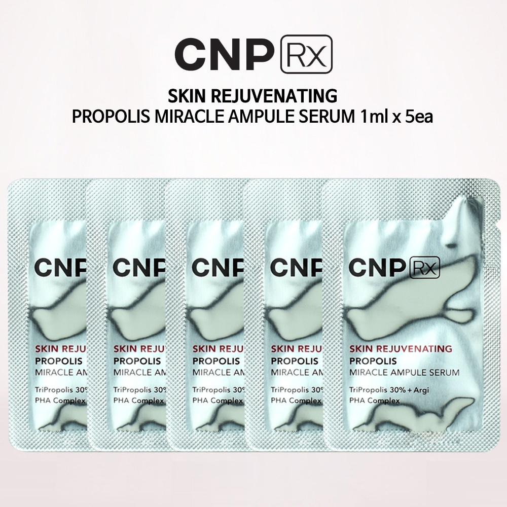 CNP Rx SKIN REJUVENATING Propolis Miracle Ampule serum 1ml x 5ea | Shopee Malaysia