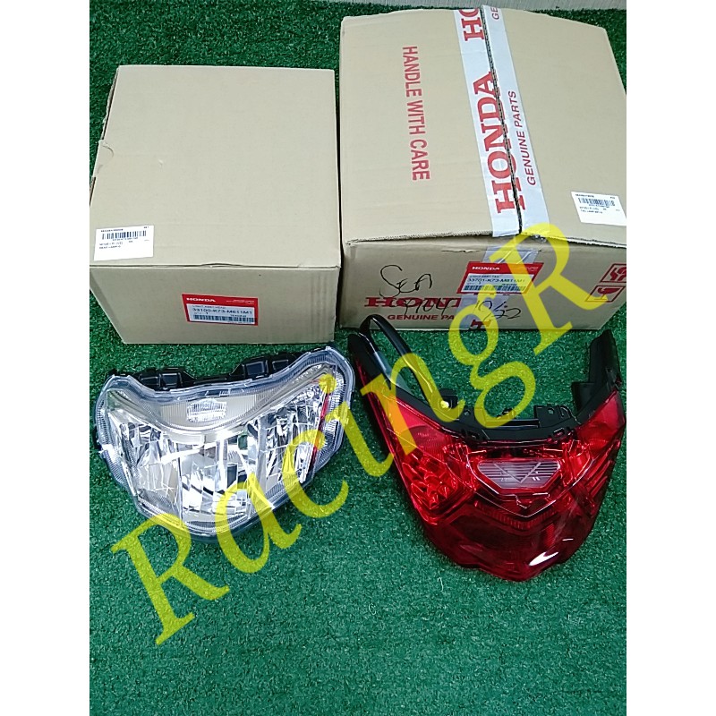 HONDA W125 I FI V2 HEAD LAMP LED TAIL LAMP SET 100% ORI ORIGINAL W125I ...