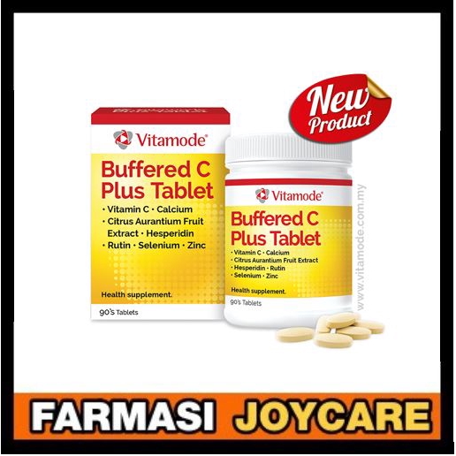 Vitamode Buffered C Plus 1000mg Tablet 30’s / 90's Calcium Hesperidin Rutin Selenium Zinc ...