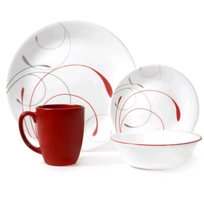 CORELLE SPLENDOR LIVINGWARE DINNER SET 16 PCS | Shopee Malaysia