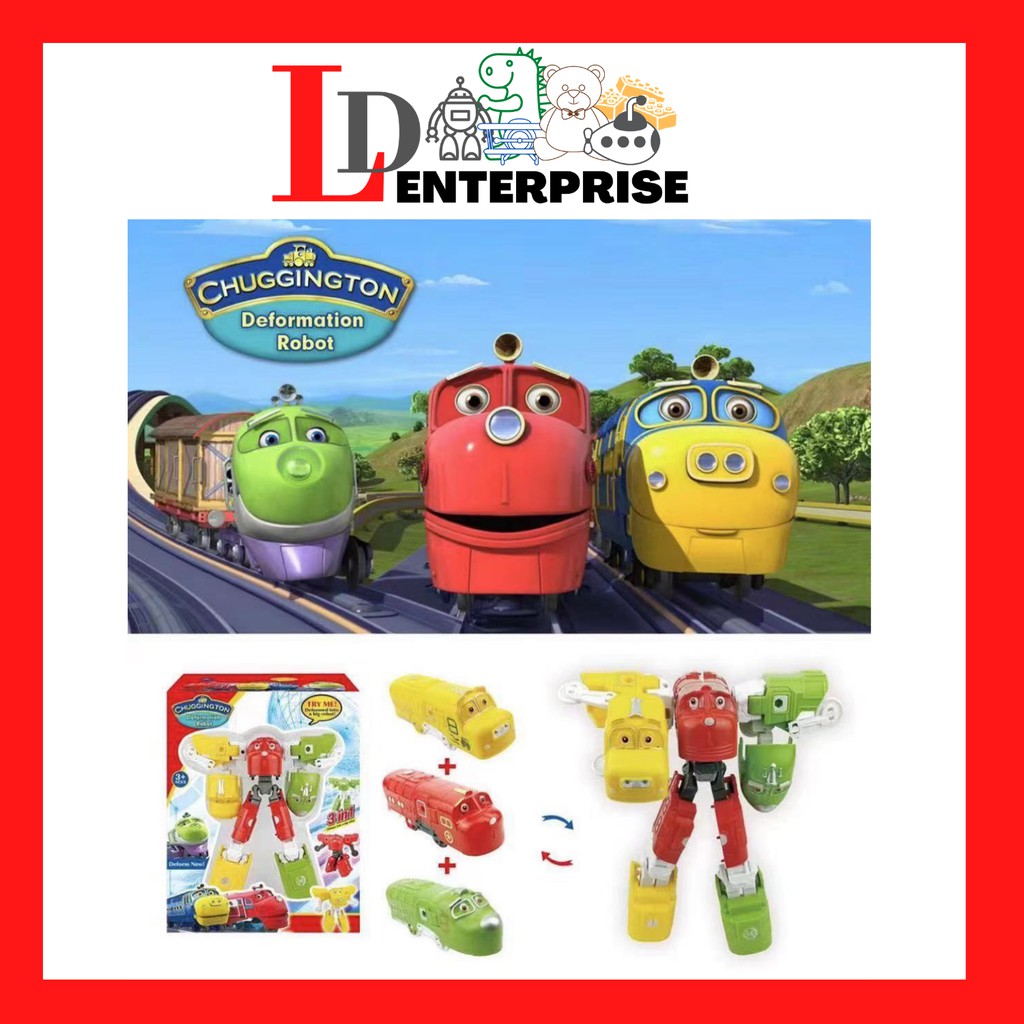 Plarail Chuggington Trains Transforming Transformation Robot CarsToys ...