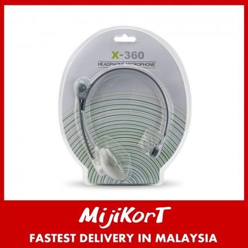 Microsoft XBOX 360 Headphone Microphone (New) | Shopee Malaysia