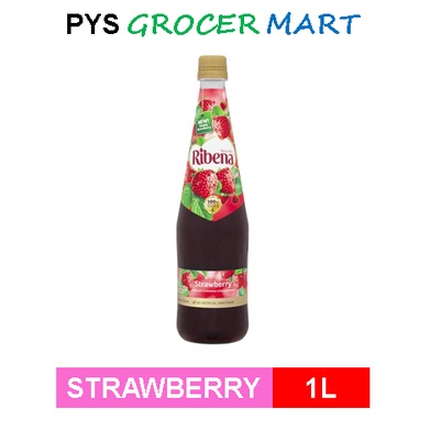 Ribena Blackcurrant Fruit Strawberry Cordial Drink(1L) | Shopee Malaysia