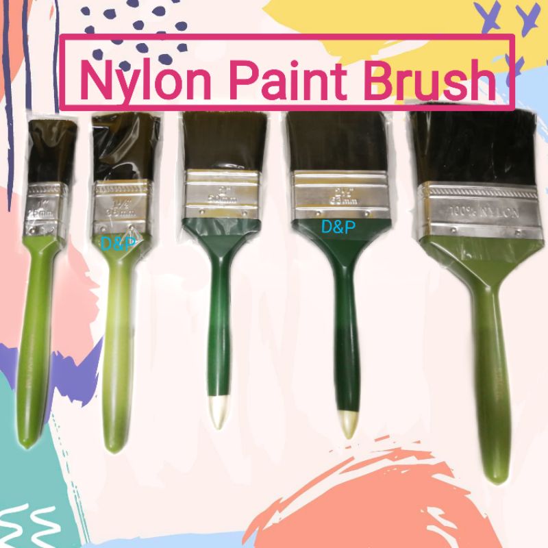 Nylon Paint Brush / Berus Cat Nylon (Halal) | Shopee Malaysia