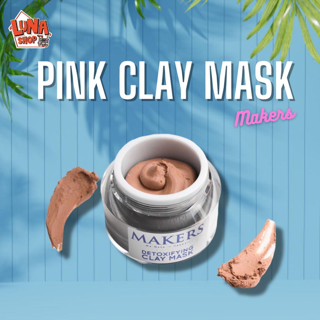 CLEARANCE SALES Makers Pink Clay Mask Original From HQ Face Mask ...