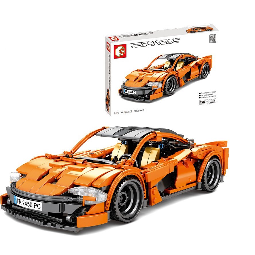 SEMBO BLOCKS 701708 TECHINQUE MCLAREN P1 708PC | Shopee Malaysia