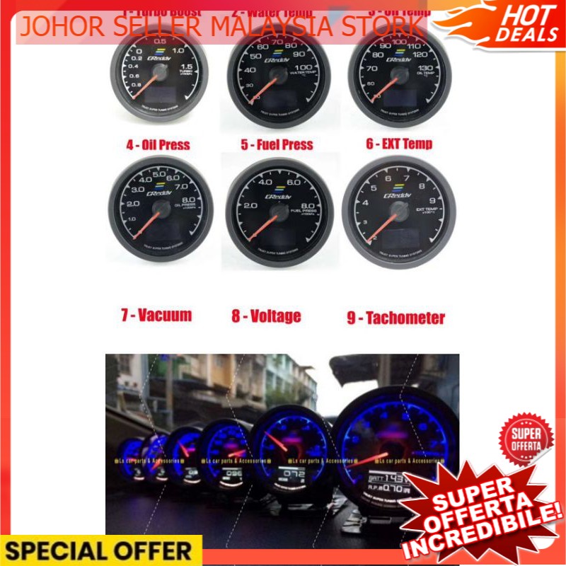 Greddy meter dual function display , 34 colors can be adjusted , all ...